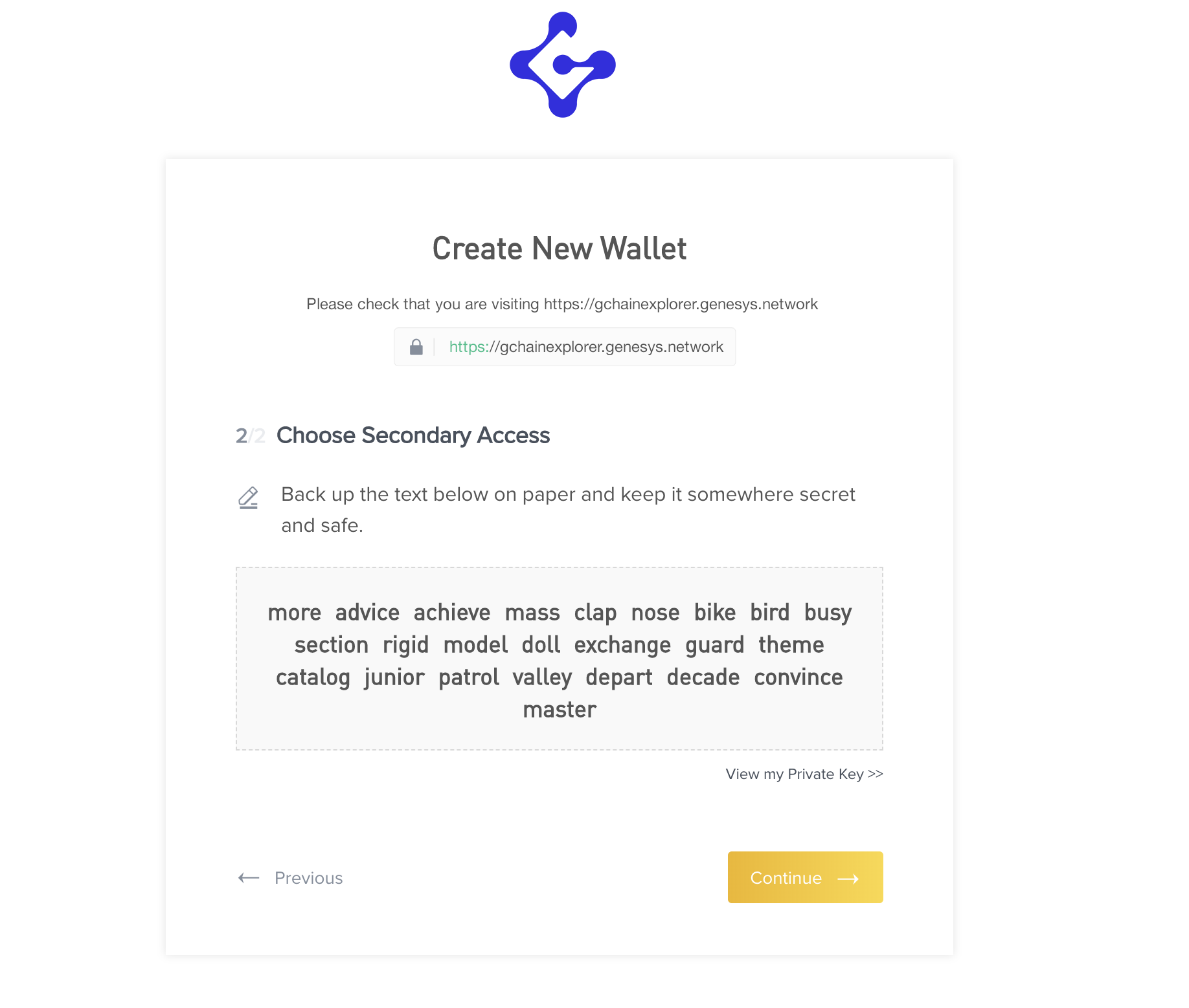 Account and Balance - GSYS Chain Docs